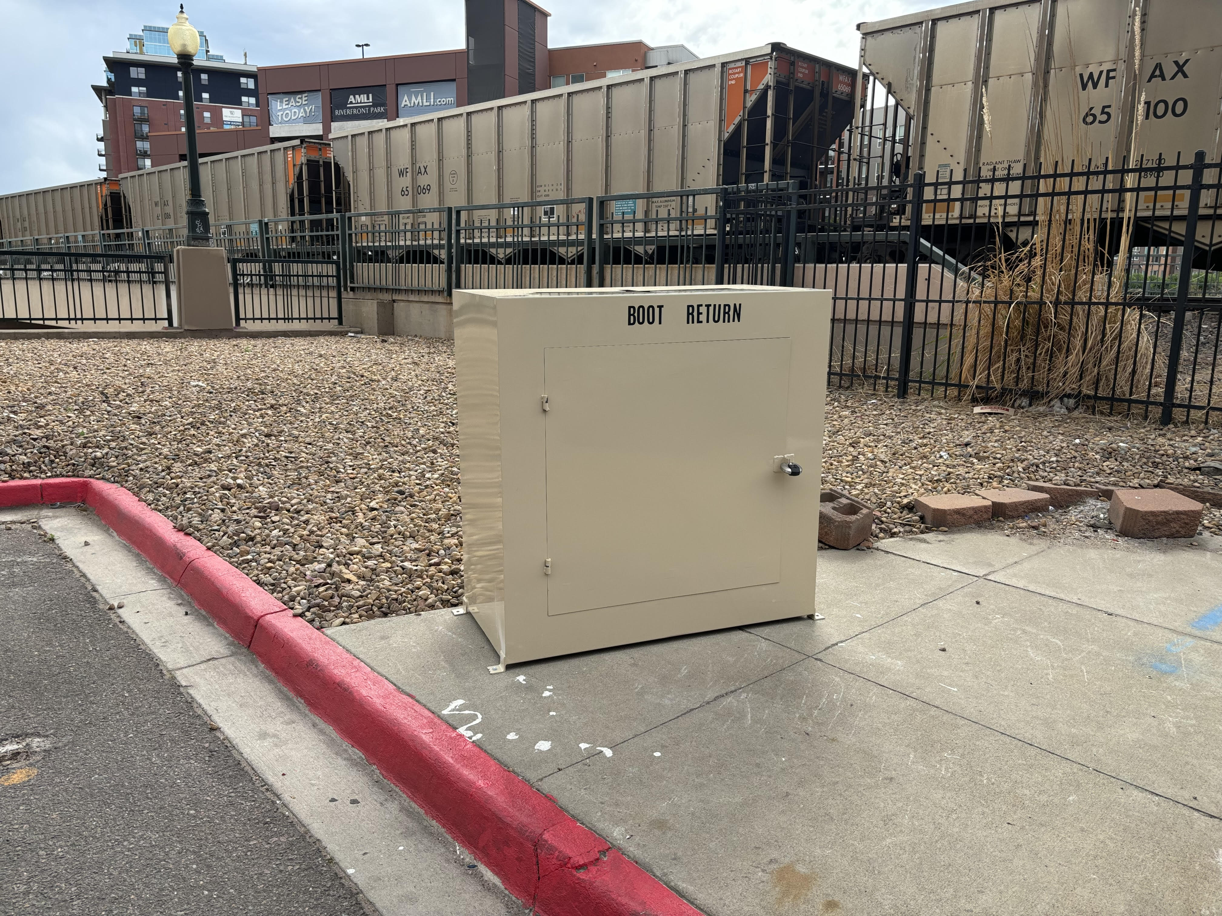 MyBootInfo - Griffis Union Station (Boot Return Bin)